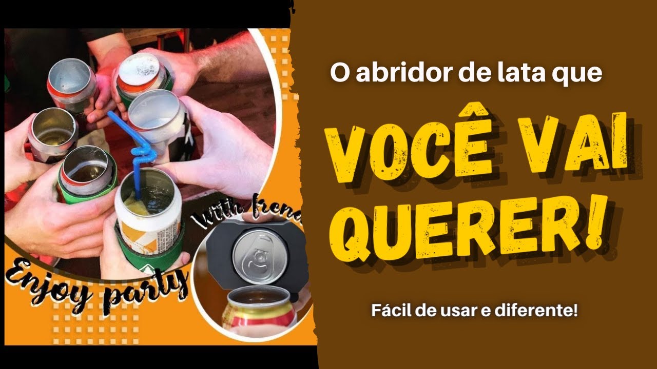 Abridor de Latas Inovador! Você vai querer!